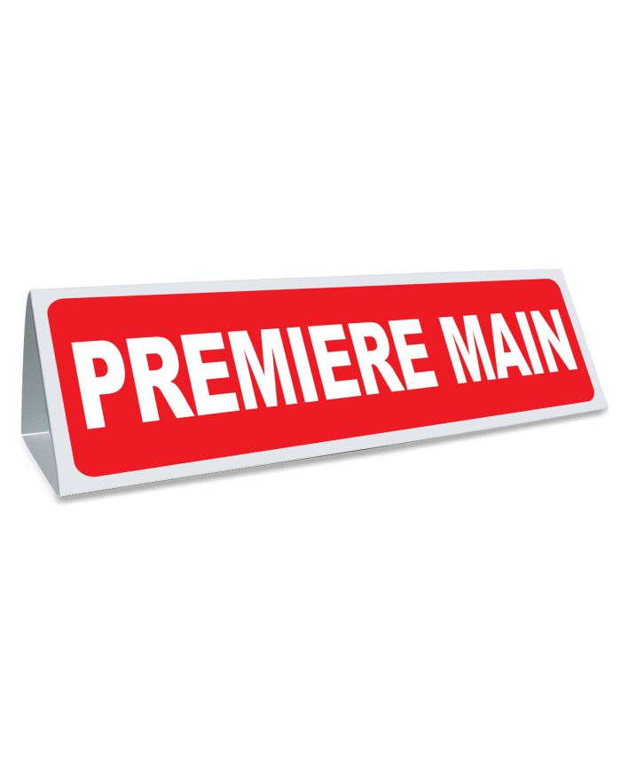 Triangle magnétique de toit Première Main - Autosignalétique