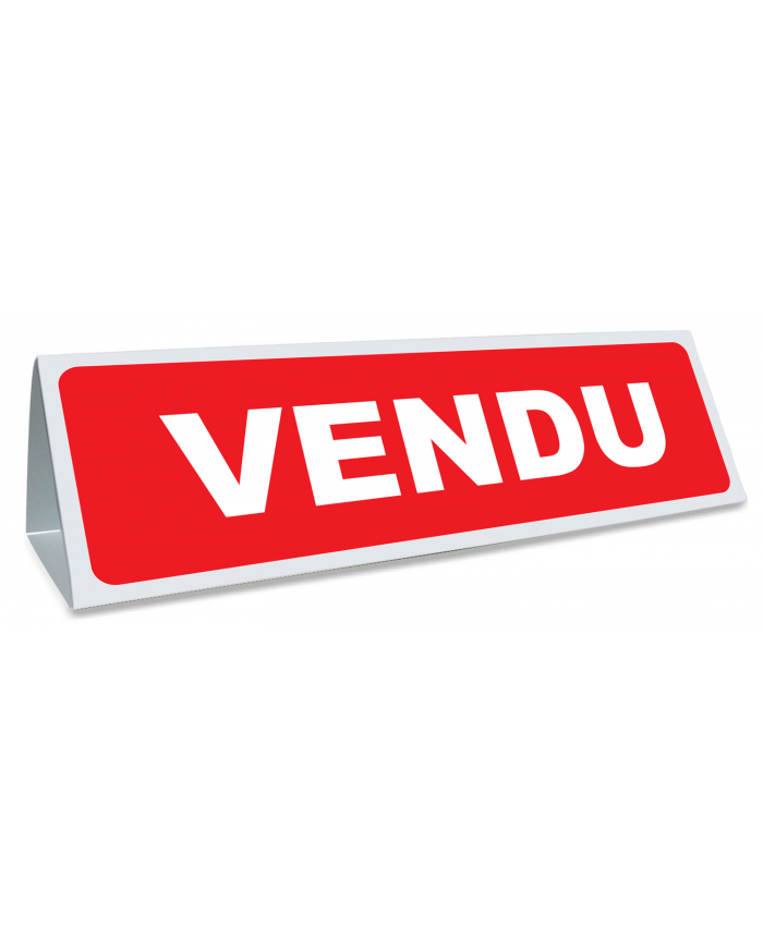 Panneau de toit Vendu, Triangle magnétique Véhicule : Autosignalétique
